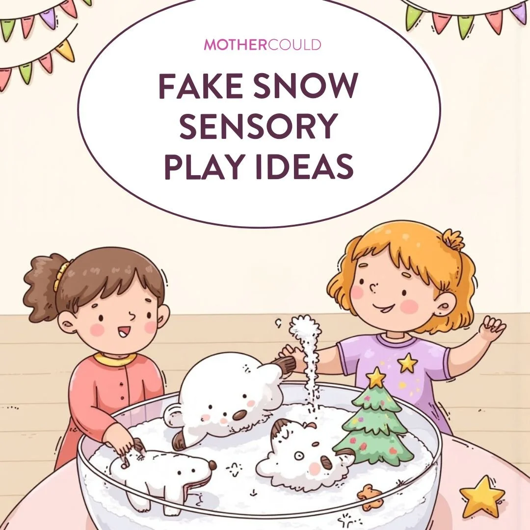 Sharing Some Sensory Play Ideas Using Artificial Snow