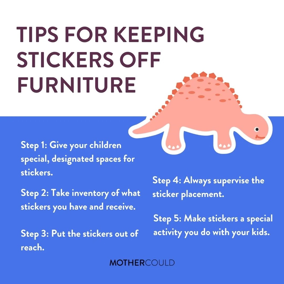 Some Tried & Tested Ways to Remove Stickers from Furniture