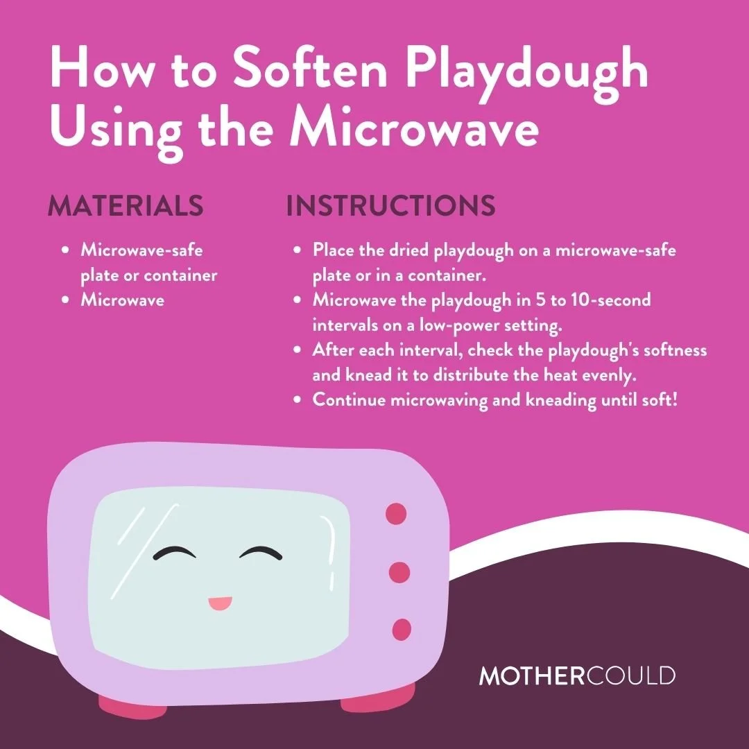 Adding Moisture to Dried Playdough Makes Play-doh Soft Again