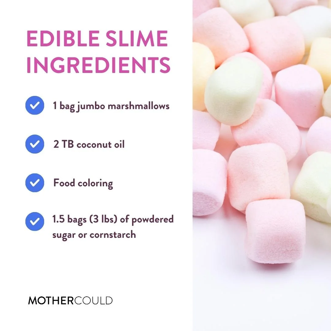 How to Make Edible Slime With Marshmallows