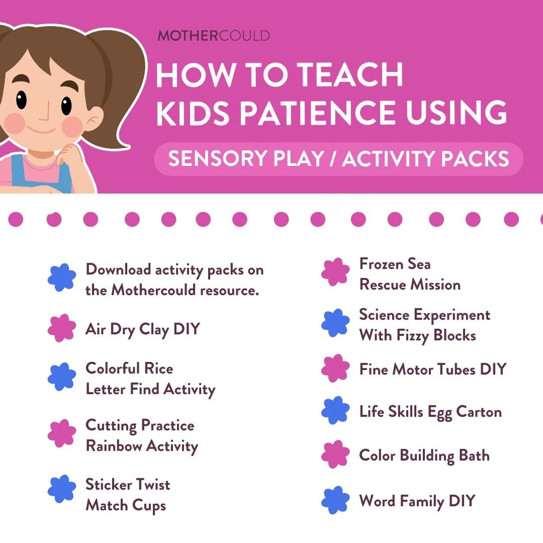 How to Teach Kids Patience Using Sensory Play and Activity Packs