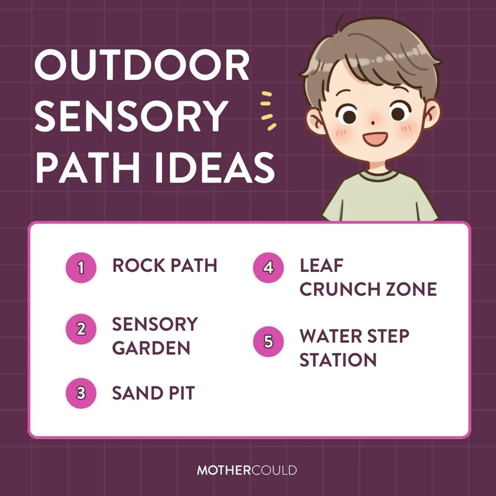 How to Make an Outdoor Sensory Path for Playful Exploration