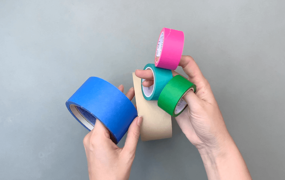 Repurposing Tape for Toddler Activities