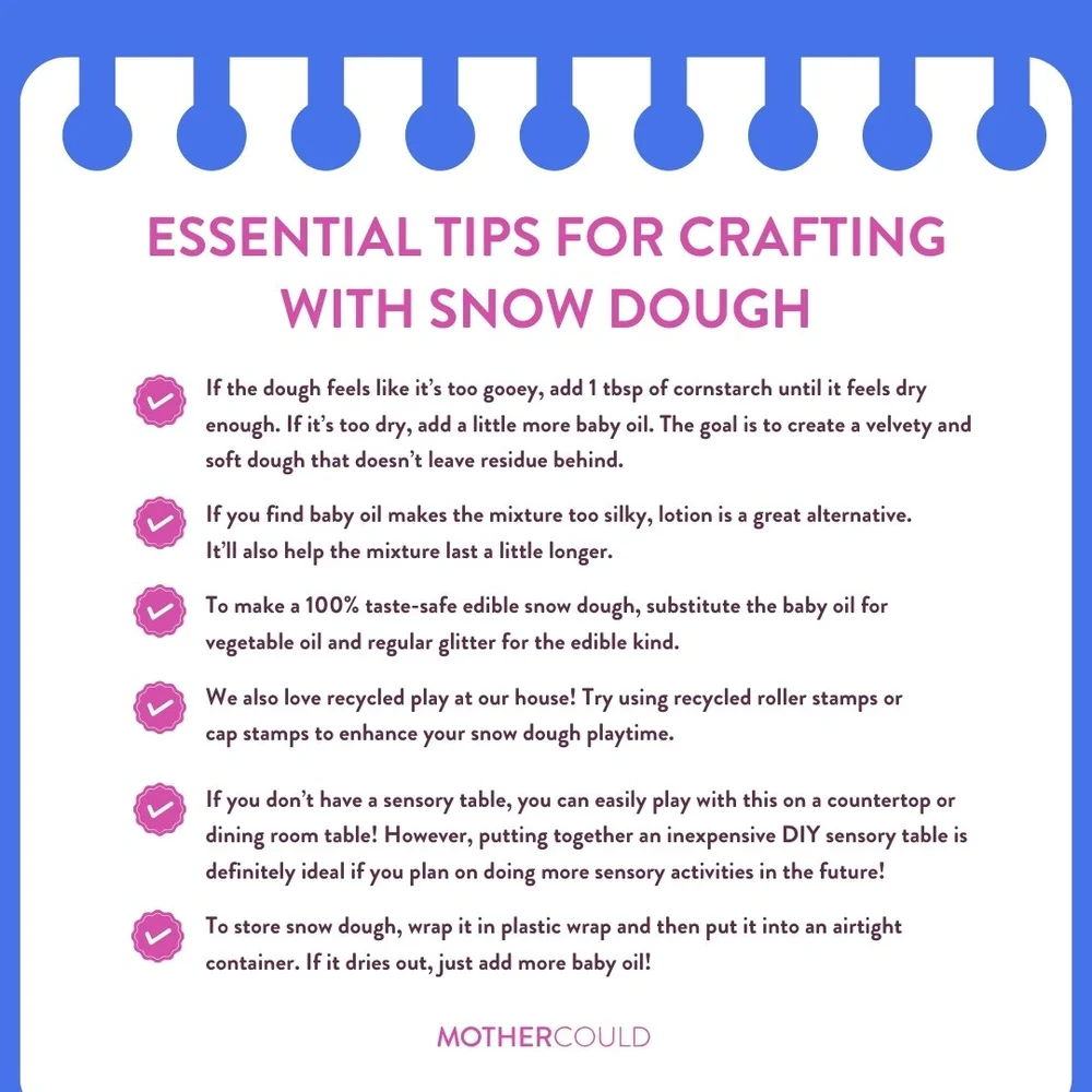 My Family’s Fave Winter-Inspired Activities is Snow Dough