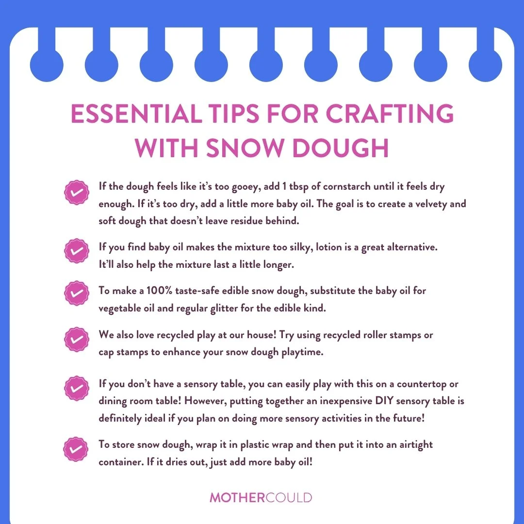 My Family’s Fave Winter-Inspired Activities is Snow Dough