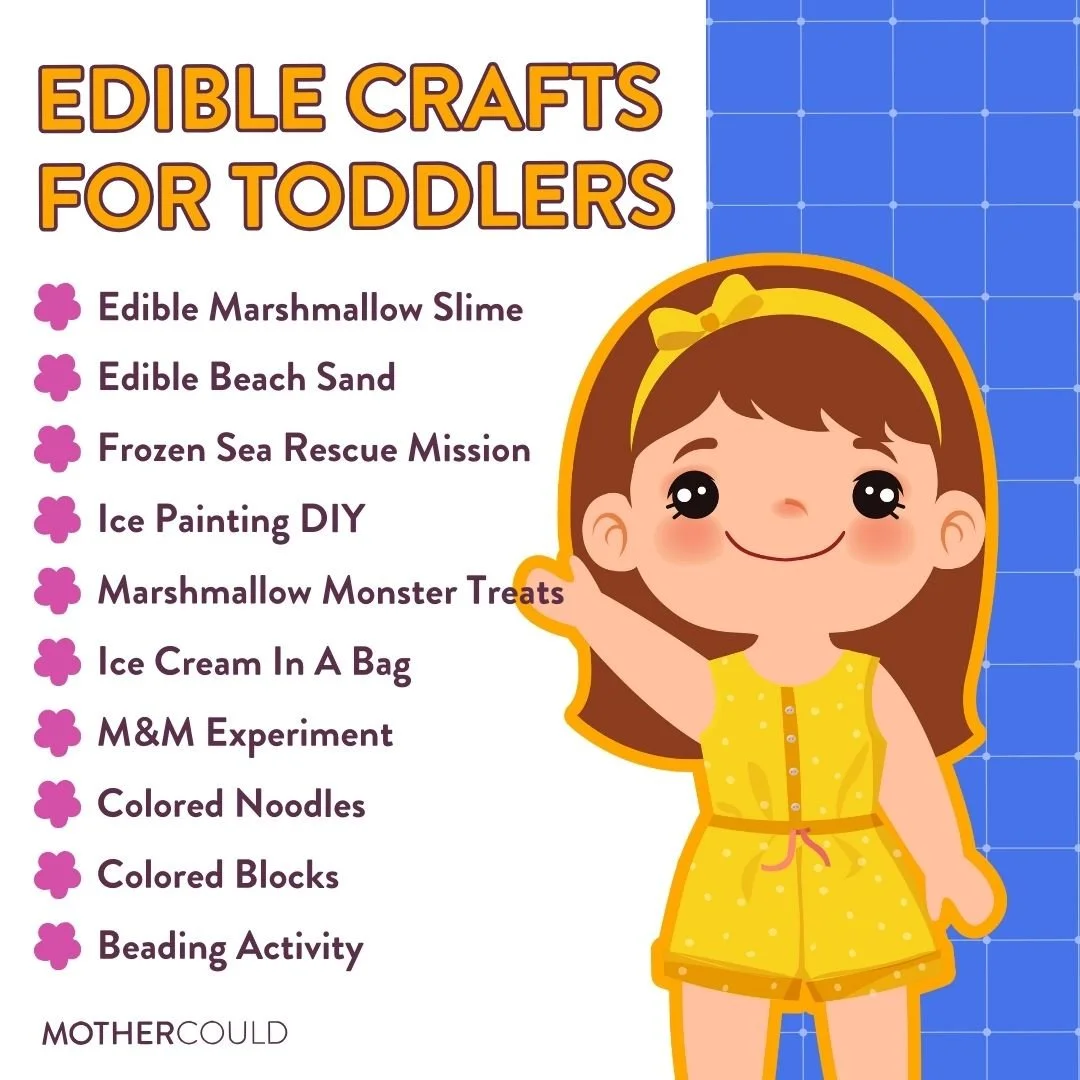 A Food Craft is Simply An Edible Art Project for Toddlers