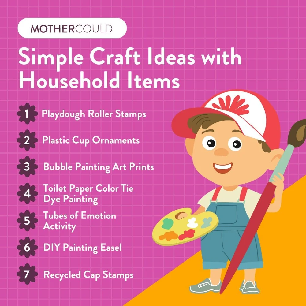 13 Simple Craft Ideas With Household Items