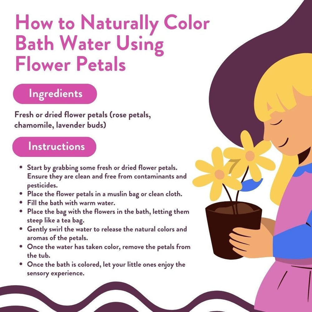 How to Color Bath Water Naturally to Make Bath Time More Fun