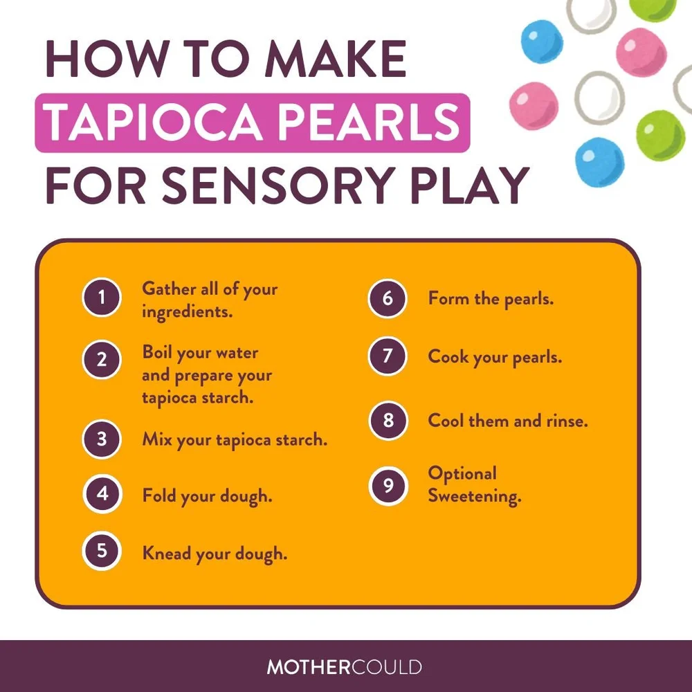 Squish, Squeeze, Repeat: Tapioca Pearls for Sensory Play
