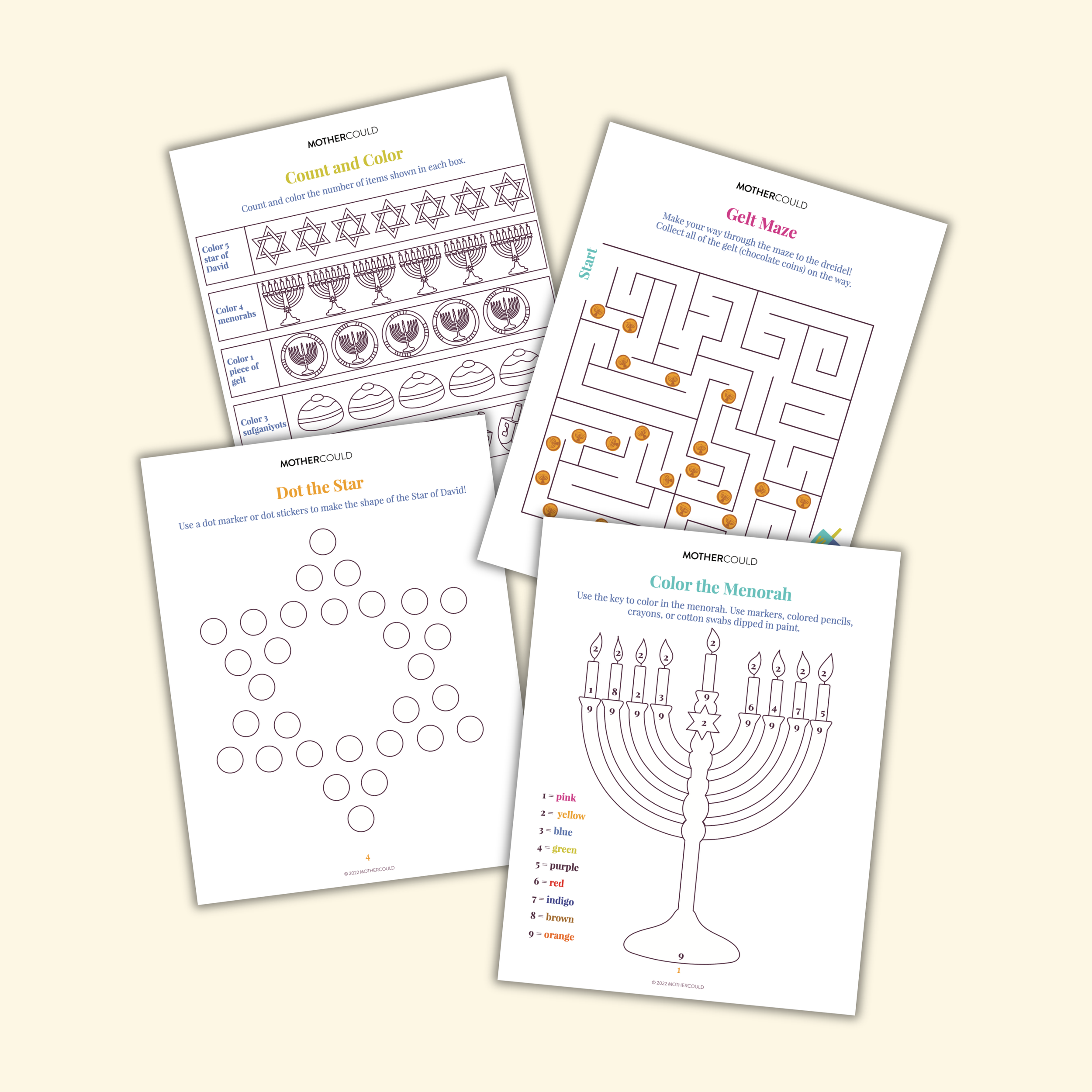 Hanukkah Mini Activity Pack