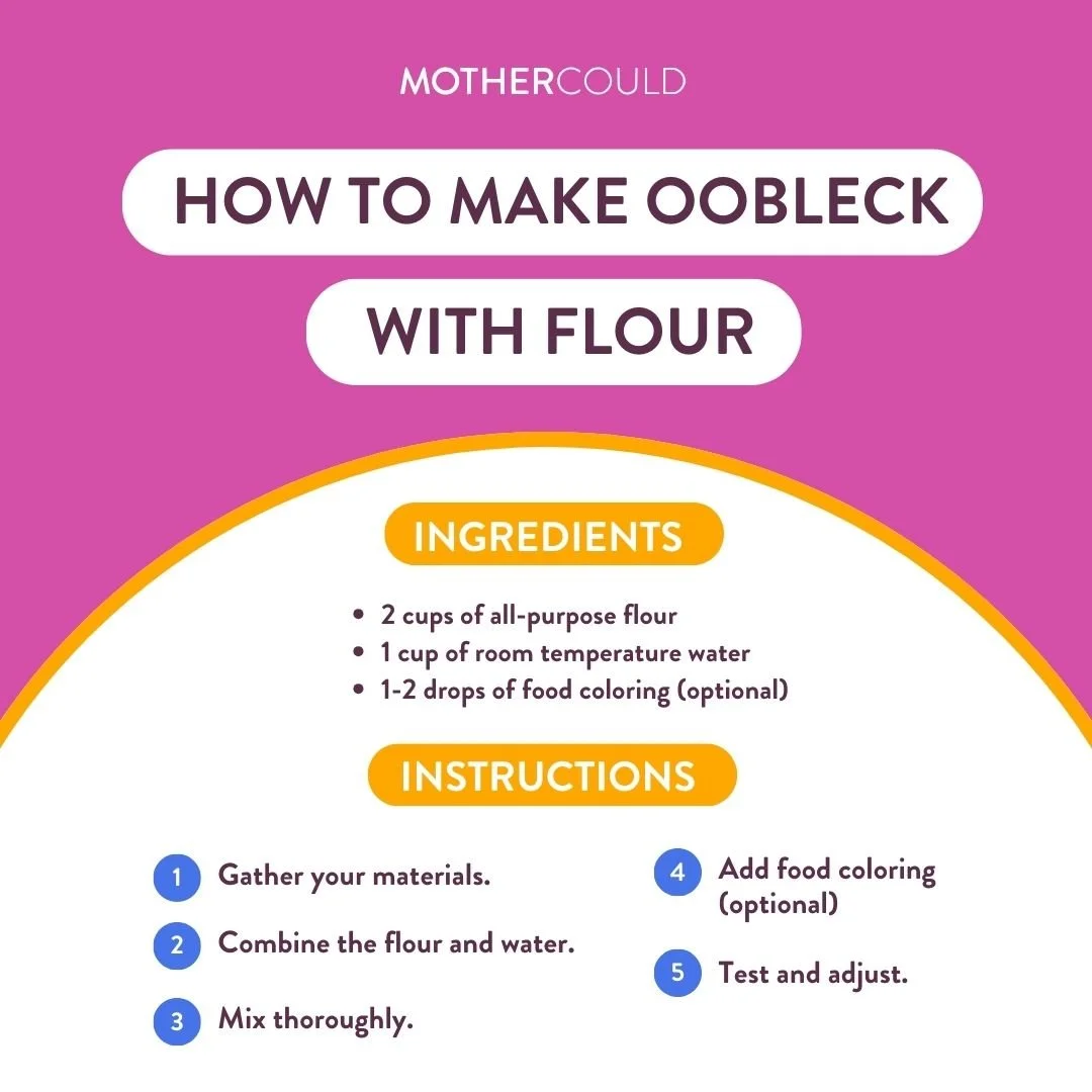 How to Make Oobleck & Have Some Fun Sensory Play Opportunity