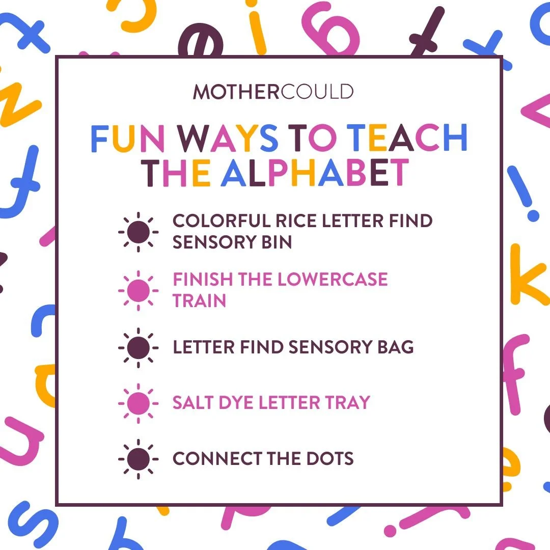 10 Fun Ways to Teach the Alphabet