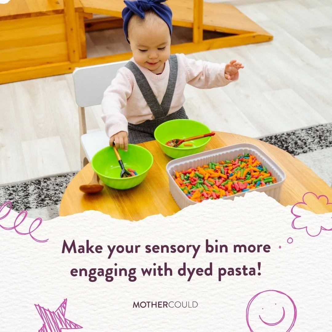 How to Dye Pasta for Crafts or Sensory Bins