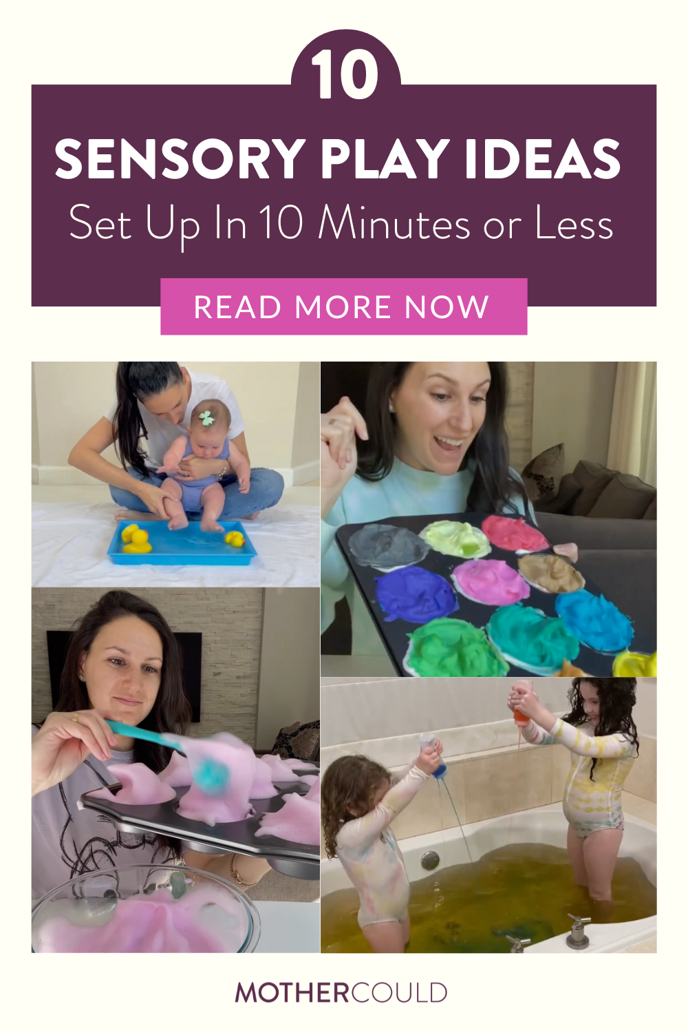 Sensory Play Ideas in 10 Minutes or Less and Remain Simple