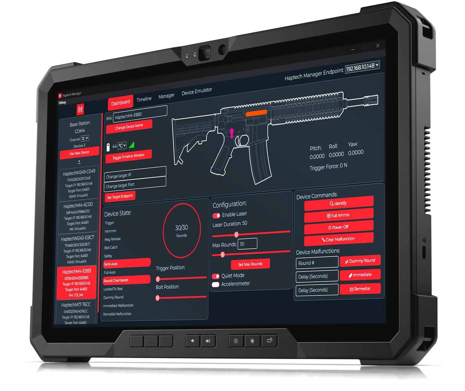 Haptech Defense Systems | Haptic Tools for Training & Simulation.