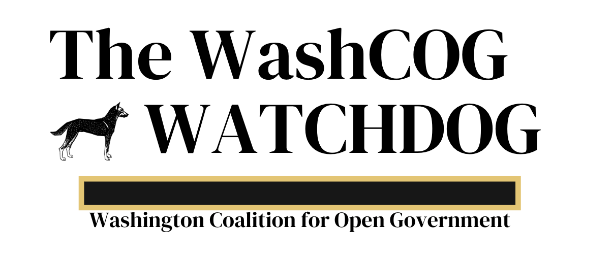 WashCOG newsletter: 2026 Legislative session begins; honors for ...