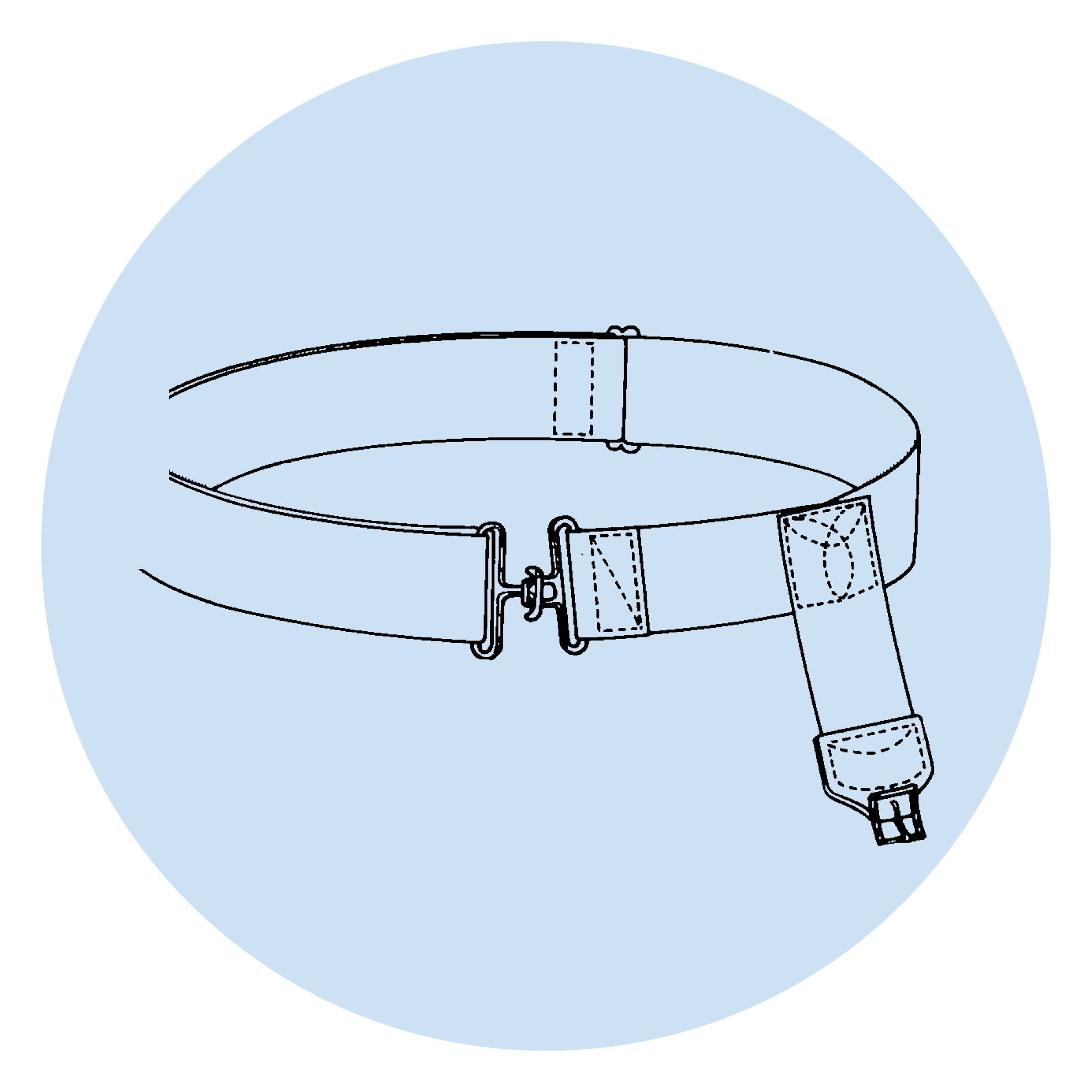 Below Knee Suspension Belts — Knit-Rite, LLC