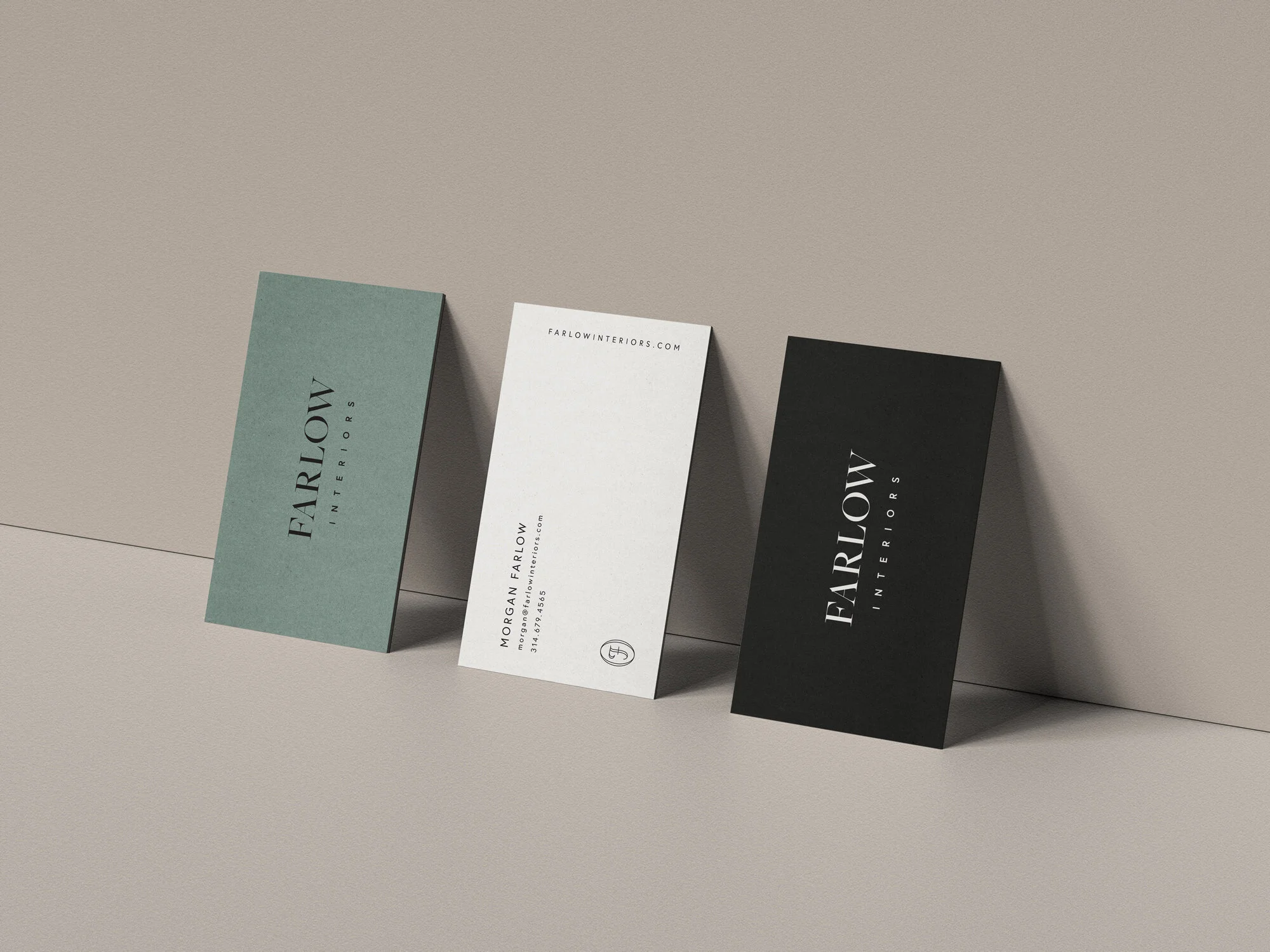Farlow Interior Design Studio Branding and Logo Design — Cookson&Co.