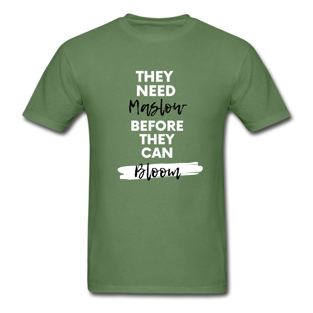 Maslow Before Bloom 2 Gildan Ultra Cotton Adult T Shirt Educator Andrea maslow-before-bloom-2-gildan-ultra-cotton-adult-t-shirt-educator-andrea