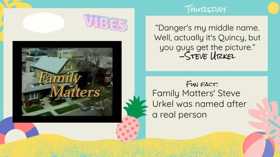 90s-Themed Welcome Slides — Educator Andrea