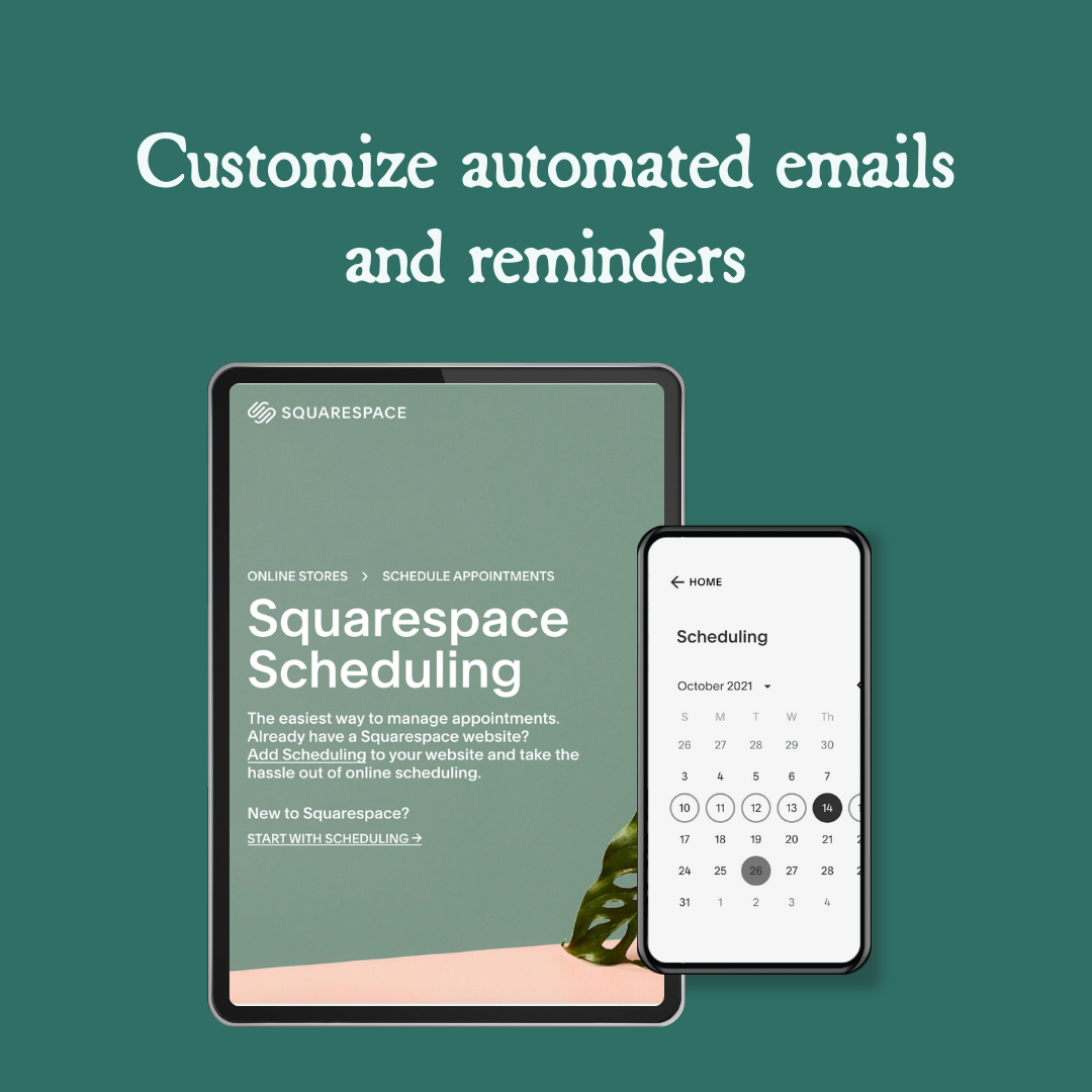 Easy Online Squarespace Acuity Scheduling Course | The Ginkgo Tree ...