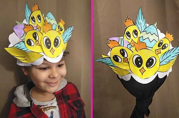 Chicks Easter Carnival Headdress — UK Centre For Carnival Arts