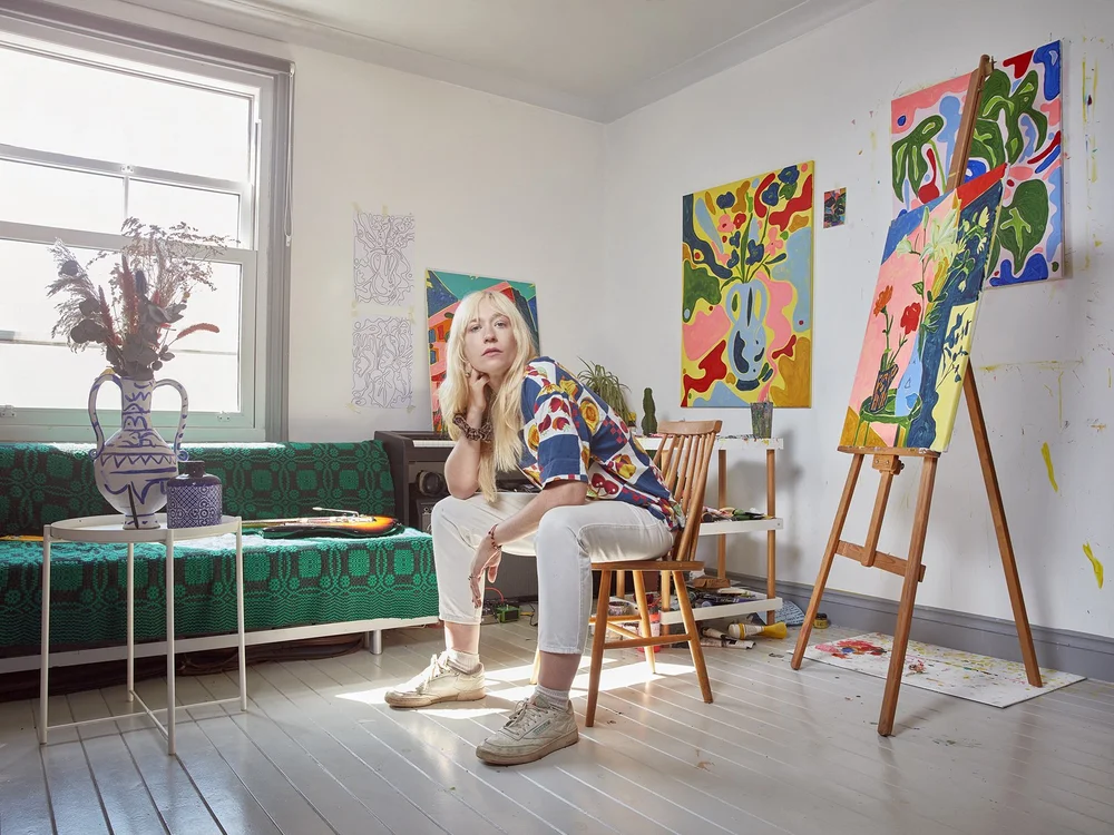 Elizabeth Power, artist and musician in RyeZine No.9. — RyeZine