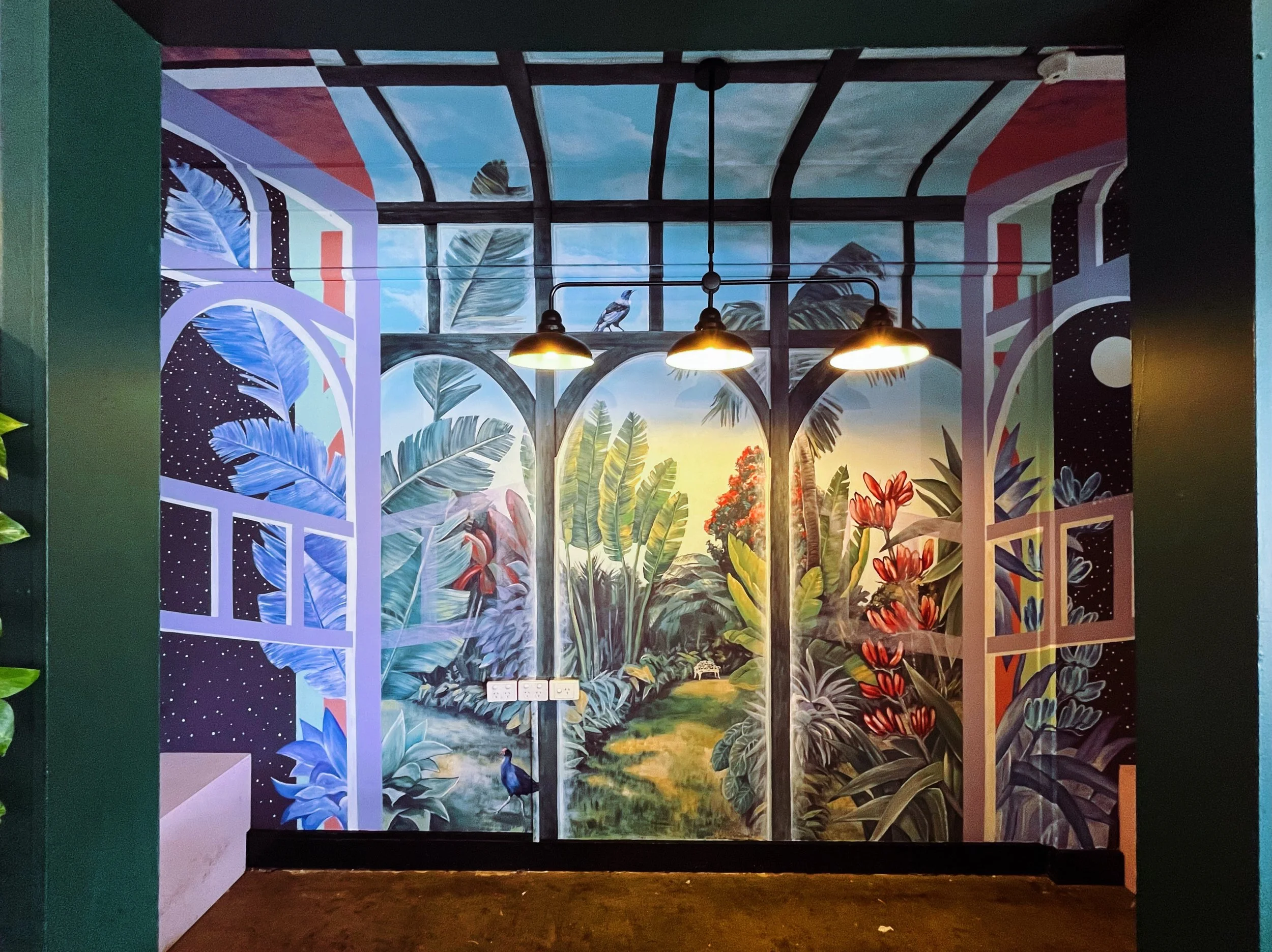 Custom Mural Art by @MCRT.Studio | Elevating Spaces with Colour