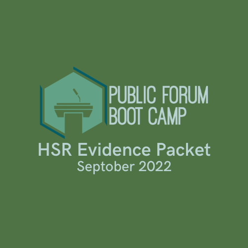 Briefs — Public Forum Boot Camp