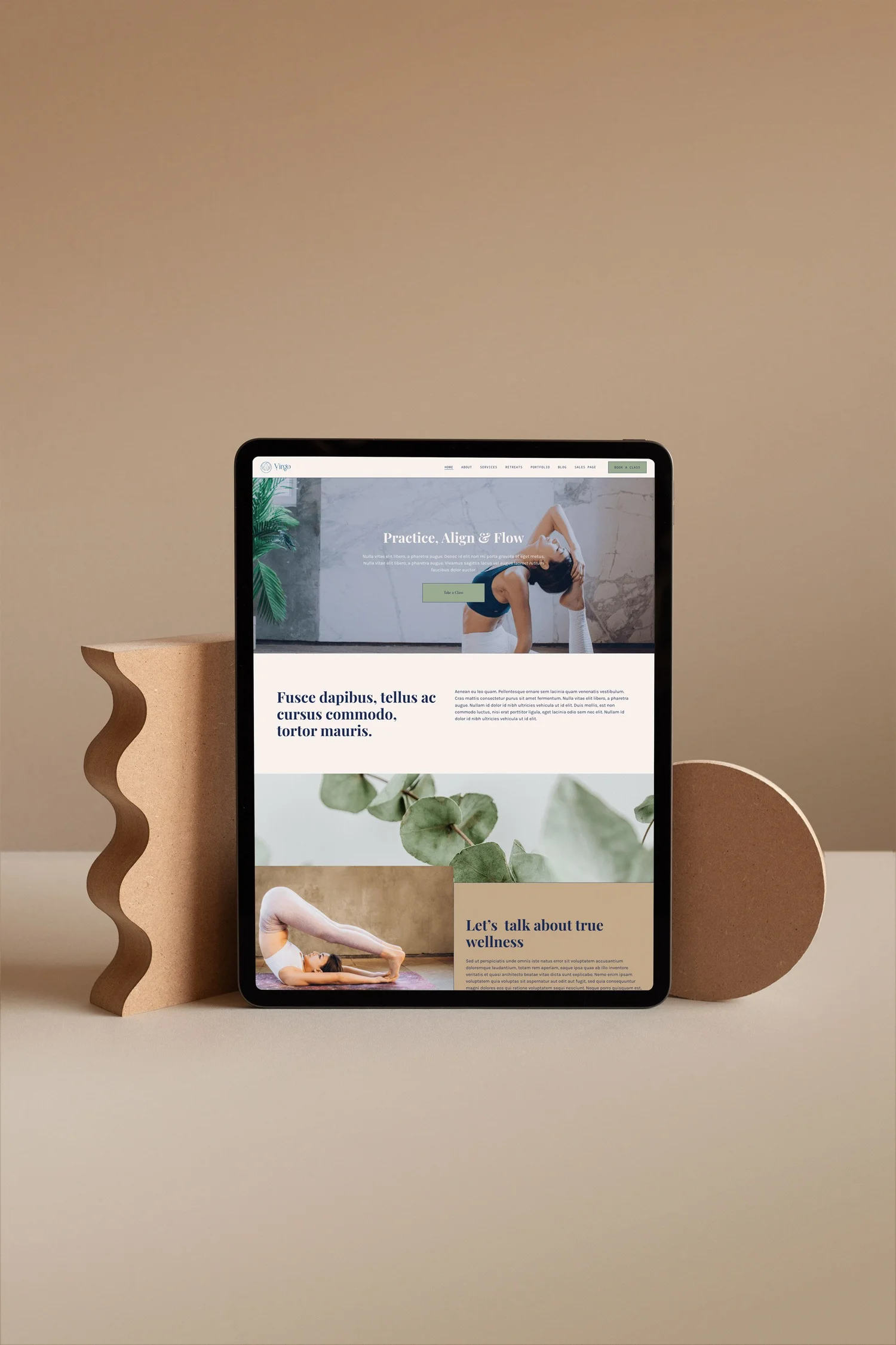 Virgo | Spiritual Website Templates — Arcoíris Design Studio