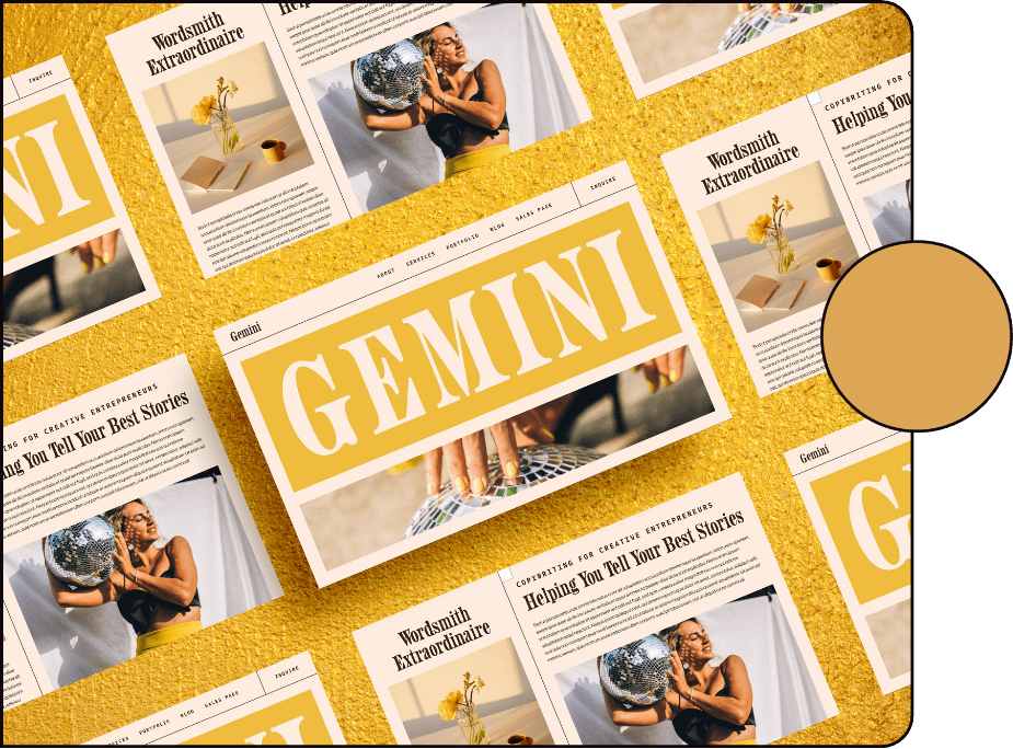 Gemini | Spiritual Website Templates — Arcoíris Design Studio