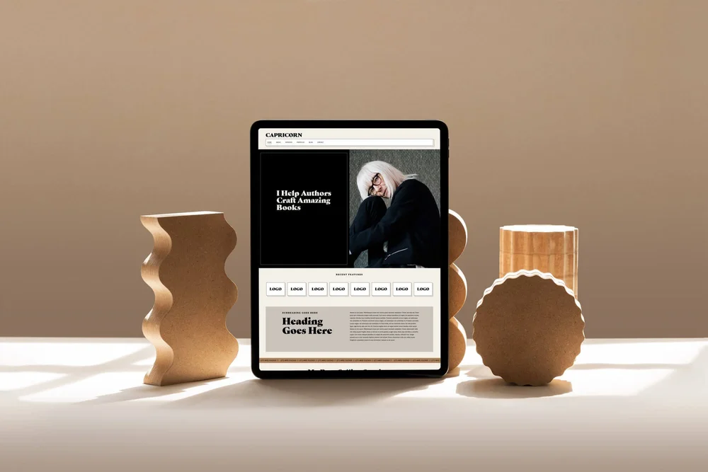 Capricorn | Spiritual Website Templates — Arcoíris Design Studio