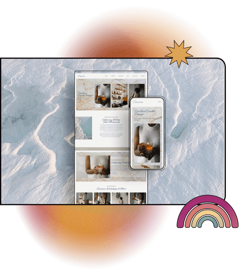 Cancer | Spiritual Website Templates — Arcoíris Design Studio