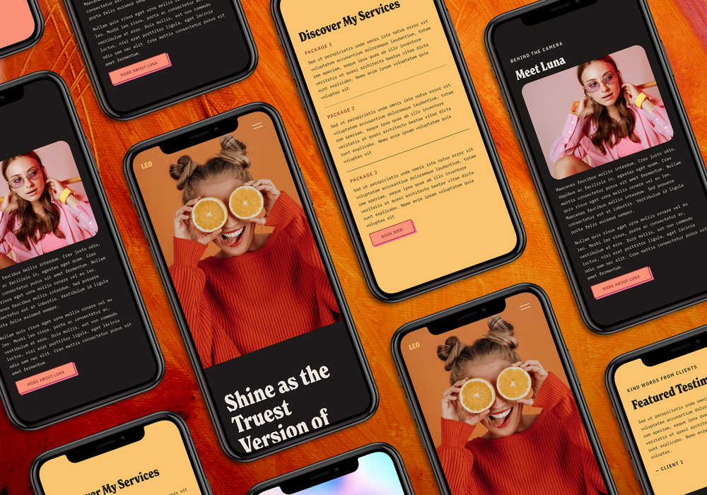 Leo | Spiritual Website Templates — Arcoíris Design Studio