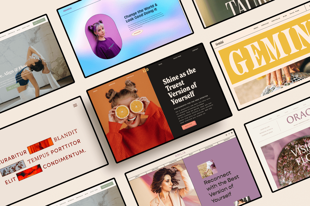 Spiritual Squarespace Website Templates — Arcoíris Design Studio
