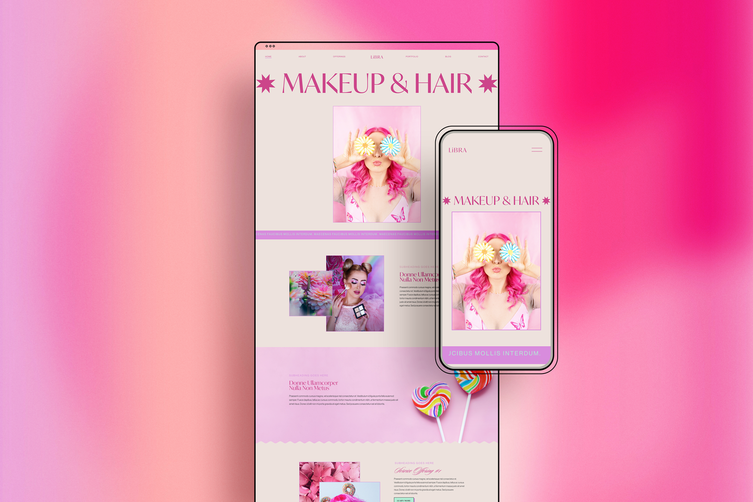 Libra | Spiritual Website Templates — Arcoíris Design Studio