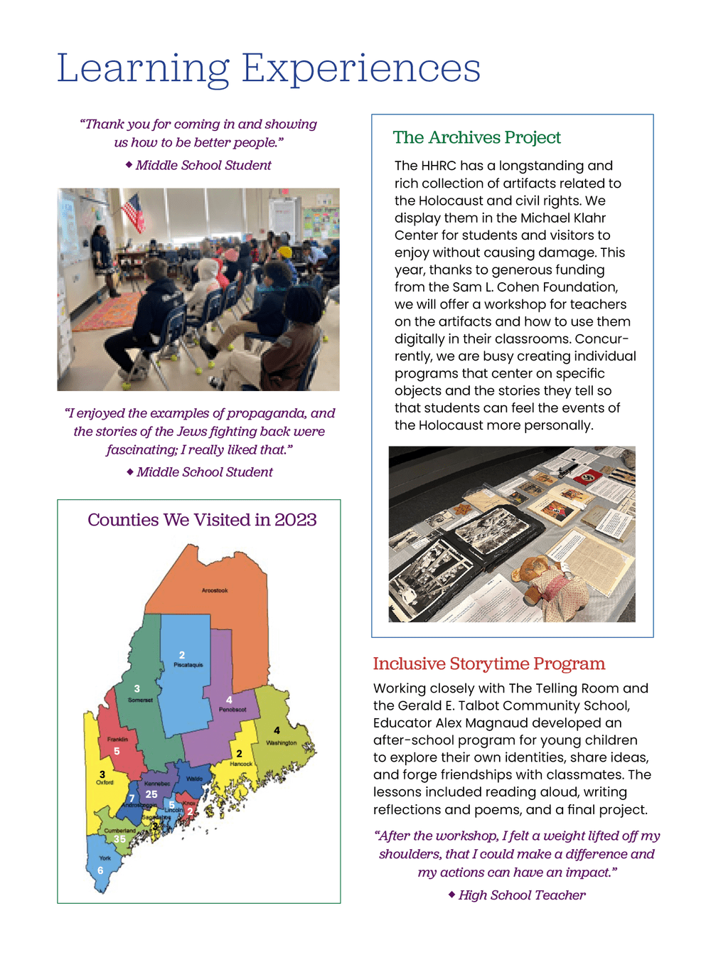 Annual Reports — HHRCMAINE