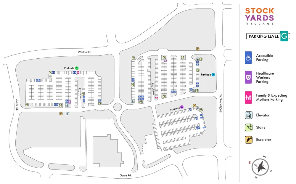 Stock Yards Village Parking — Find Toronto Parking Near Me