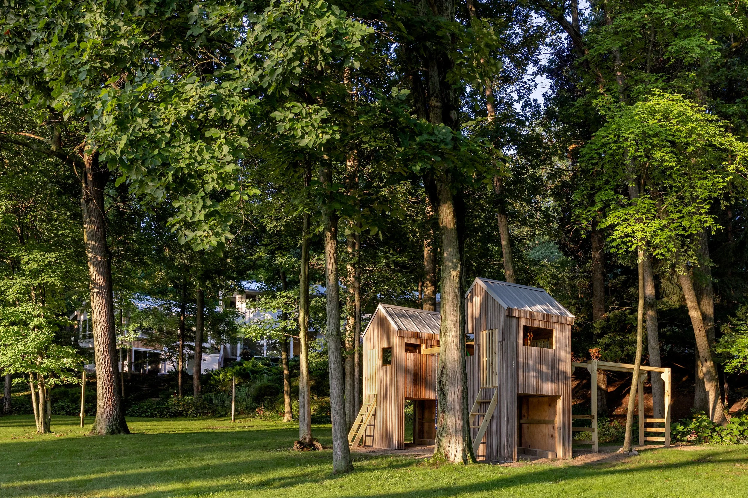 Sustainable Twin Treehouses — Temescal Creative