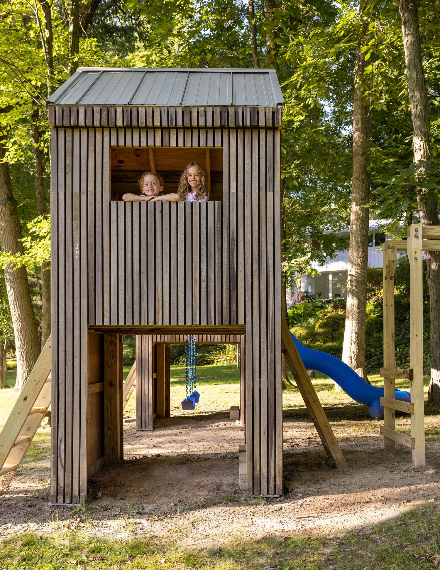 Sustainable Twin Treehouses — Temescal Creative