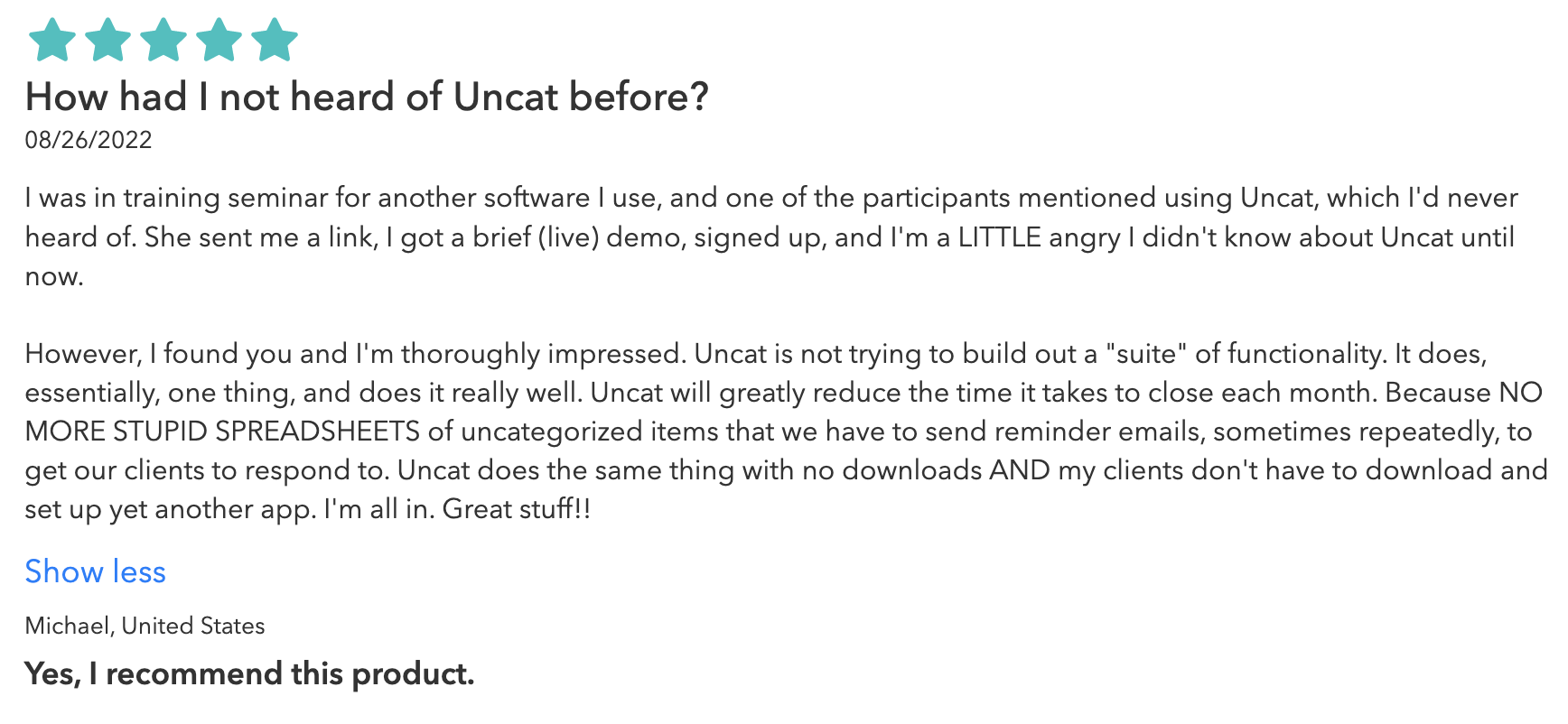 Uncat – Fix uncategorized transactions and sync to QuickBooks