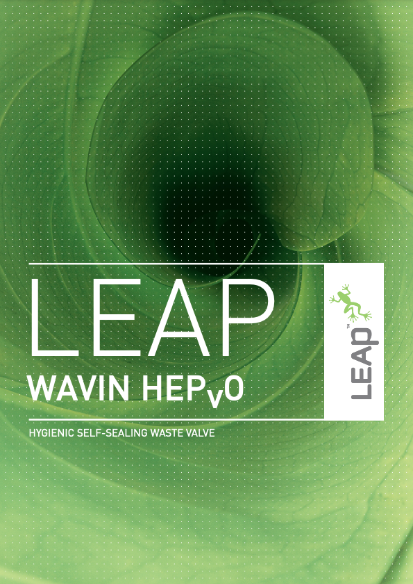 Wavin HepvO: Self-sealing Waste Valve for Waterless Drainage — LEAP ...