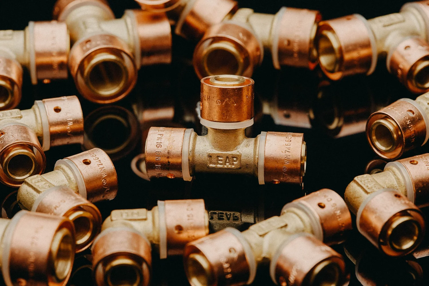 Leap WaterLink Push-Fit Fittings — LEAP Piping & Drainage