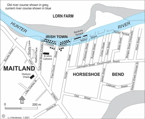 The shortening of the lower Hunter River — Maitland: Our Place, Our Stories