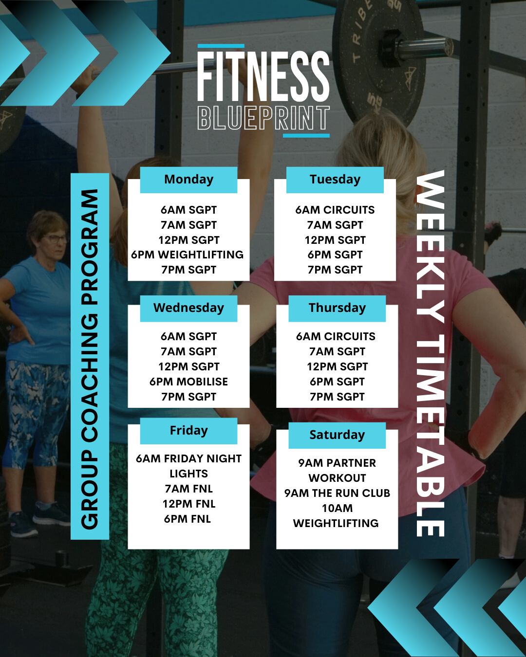 FITNESS BLUEPRINT TIMETABLE — FITNESS BLUEPRINT - Personal Trainer ...