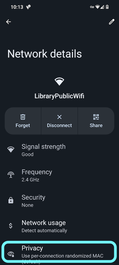 Pixel Graphene OS WiFi Connections - THREE CATS