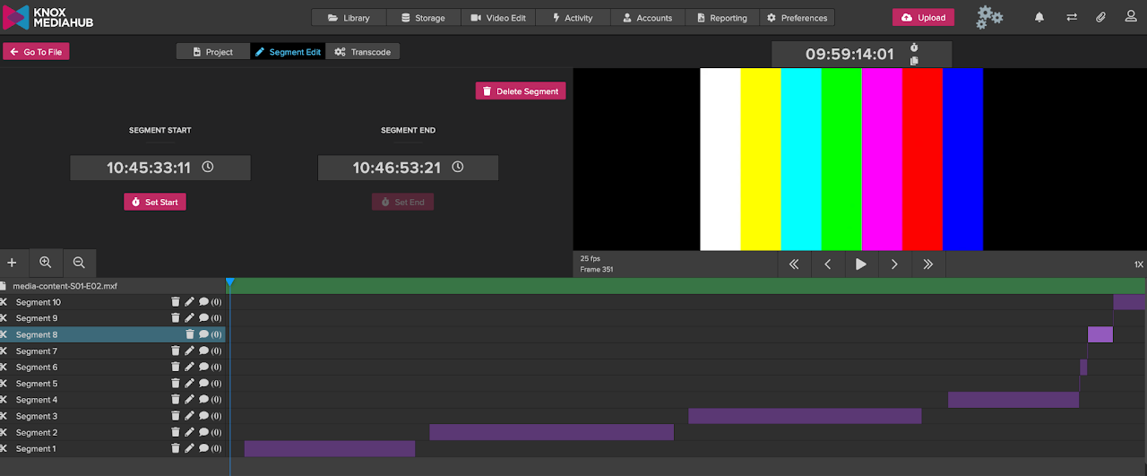 Knox Media Hub — Smart Trimming