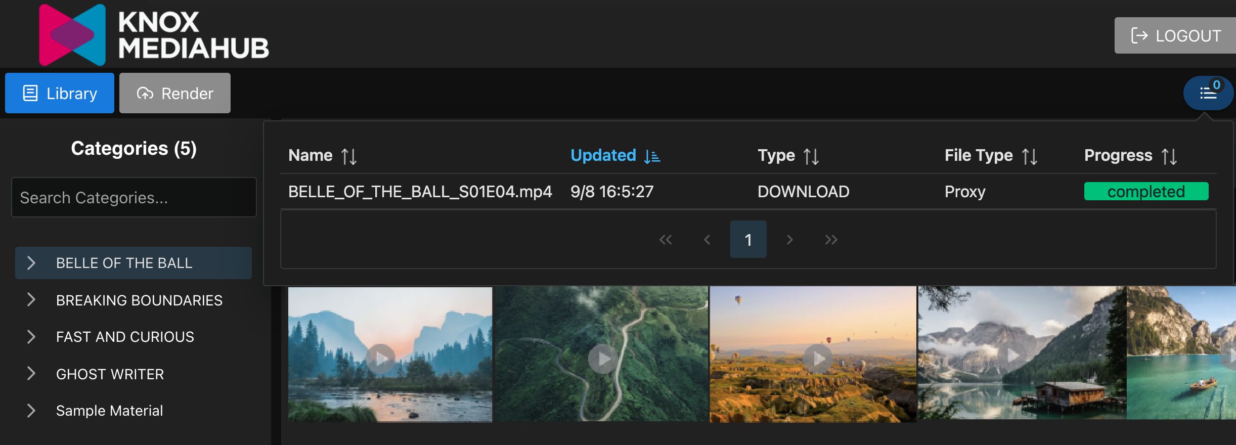 Knox Media Hub — Adobe Premiere Plugin