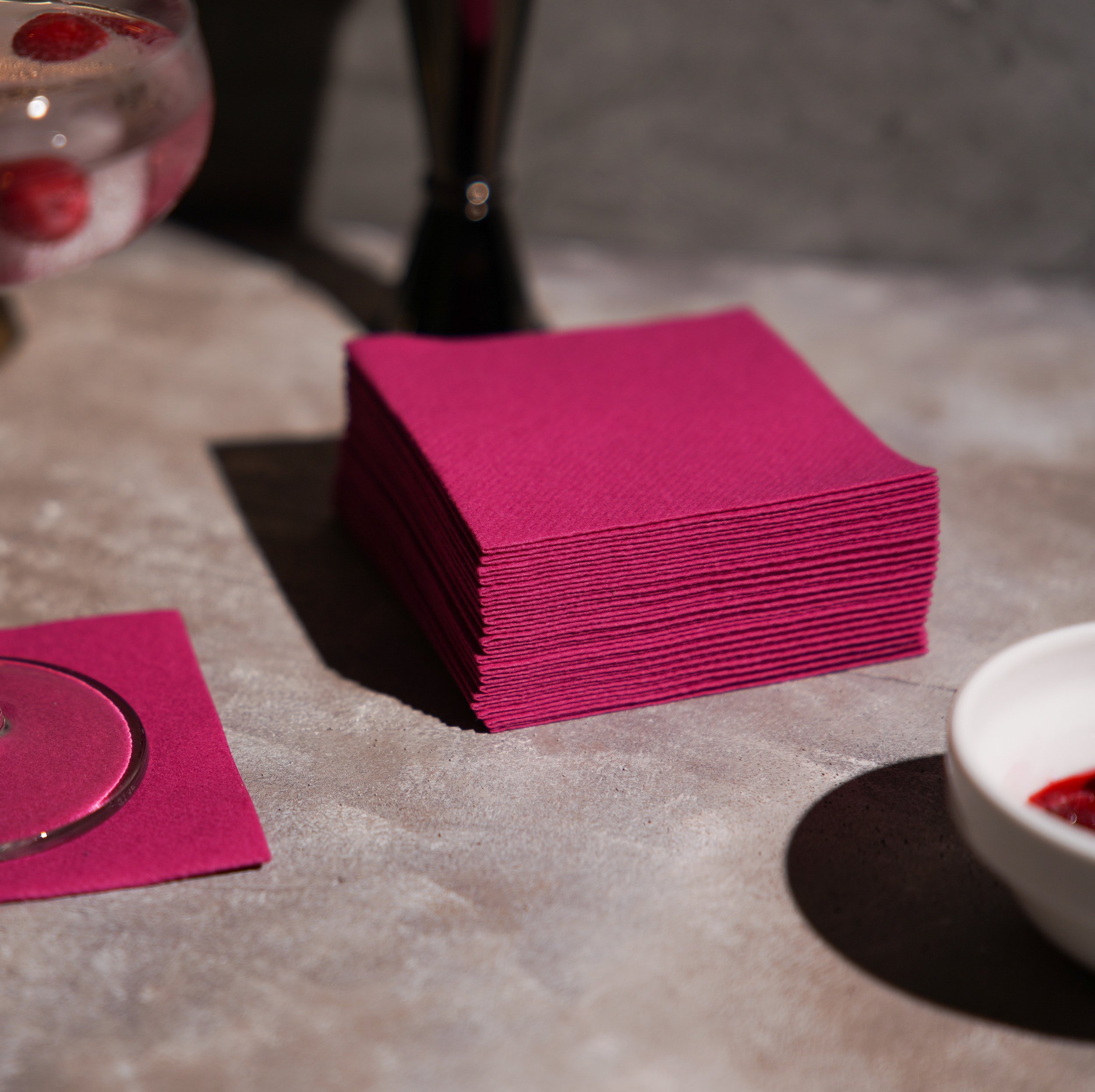 Linen-Feel Paper Napkins, Decorative Cloth-Like Dinner Napkins For ...