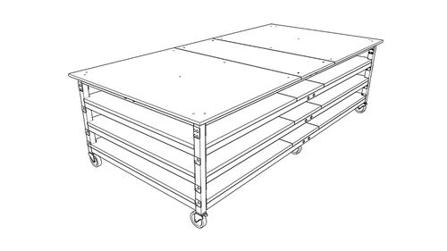 Large Format Commercial Production Tables — Stål Timber